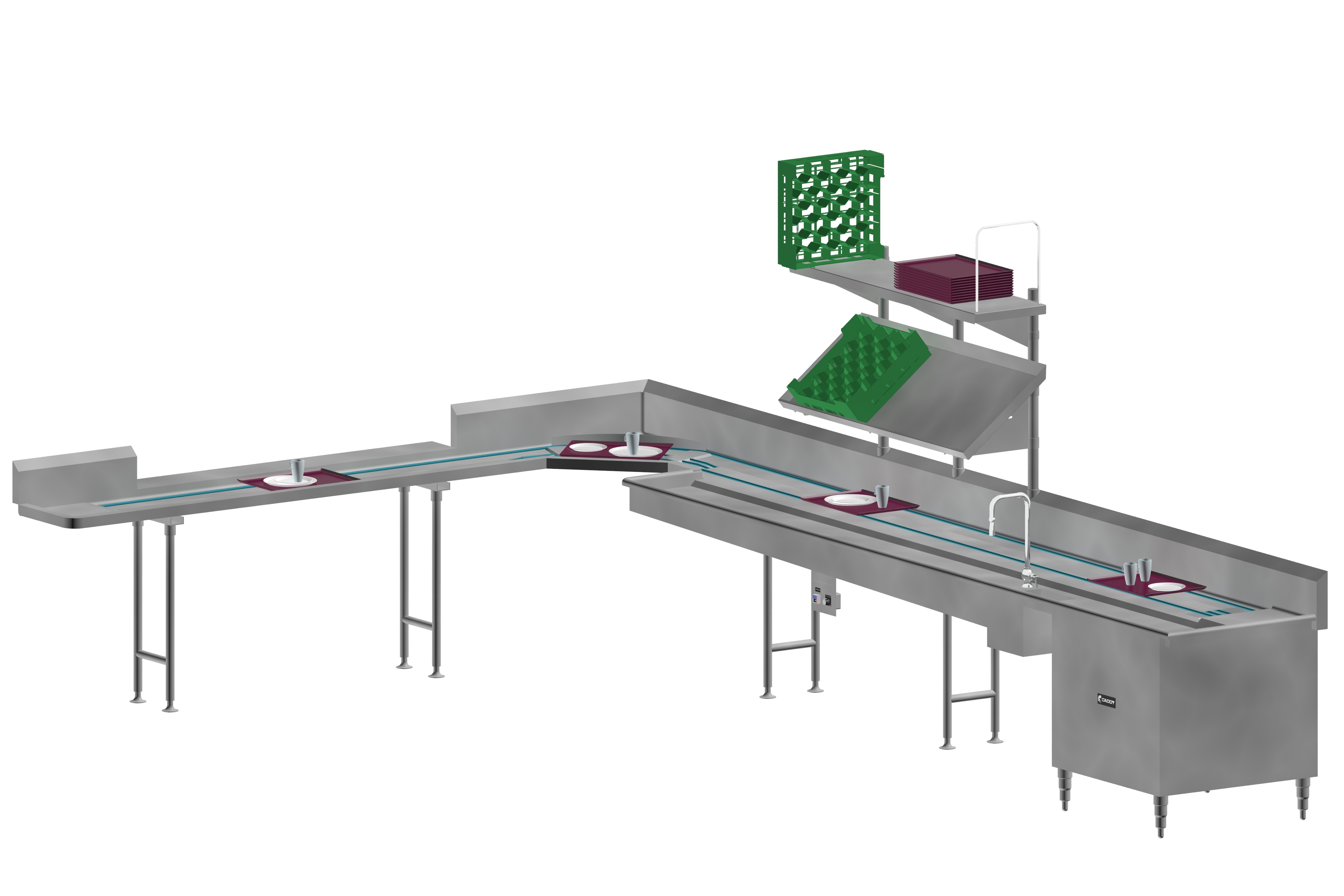 Caddy Corporation - Soiled Tray Conveyor, Series 21-C